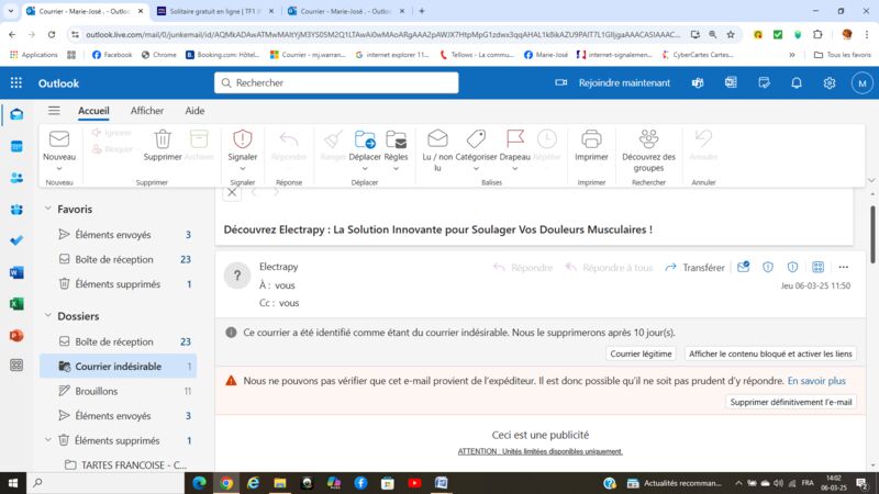 Electrapy | 1 signalement